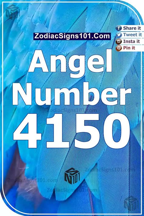 4150 Angel Number Spiritual Meaning And Significance Zodiacsigns101