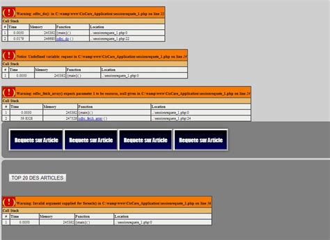 edit problème d affichage odbc result requete sql connexion odbc