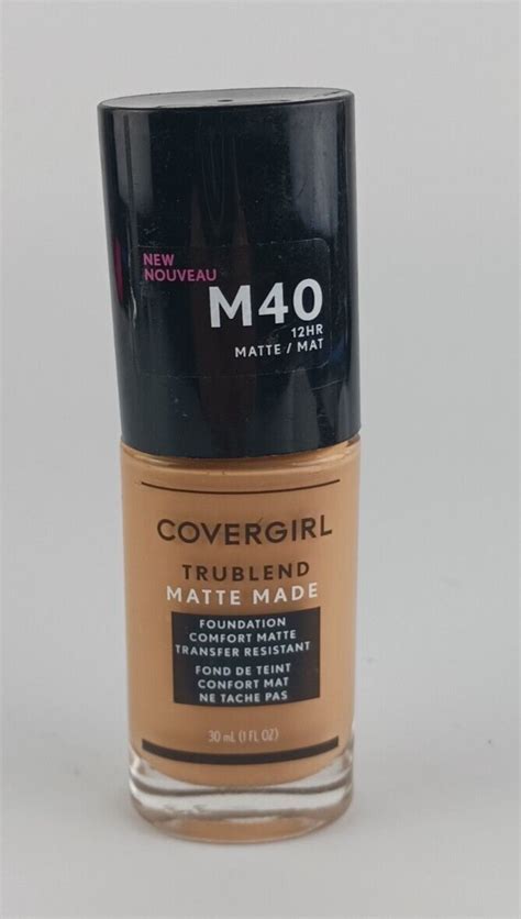 COVERGIRL TRUBLEND MATTE MADE FOUNDATION TRANSFER RESISTANT M40 WARM