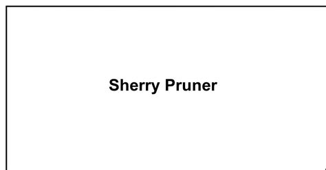 Obituary Sherry Pruner