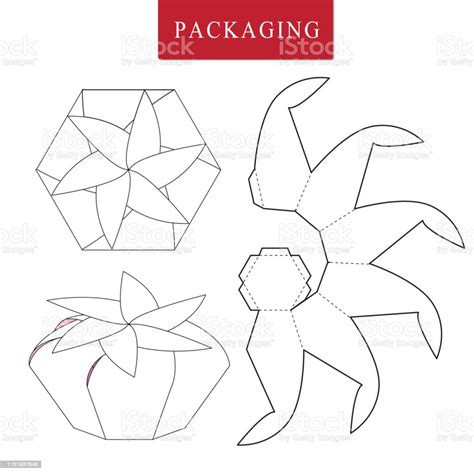 과일 컨셉 패키지 벡터 일러스트 레이 션의 상자 패키지 템플릿 고립 된 흰색 소매 모의 최대 딸기에 대한 스톡 벡터 아트 및