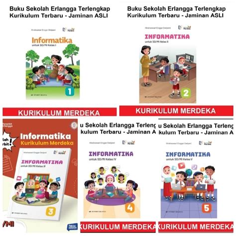 Jual Ori Harga Satuan Buku Teks Informatika Kurikulum Merdeka Untuk Sd