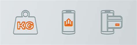 업로드 아이콘이있는 라인 Nfc 지불 무게 및 스마트 폰을 설정합니다 벡터 구매에 대한 스톡 벡터 아트 및 기타 이미지 구매