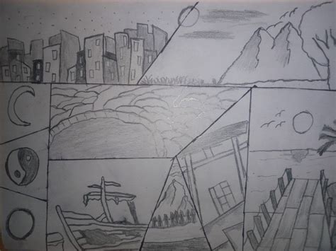 Gambar Menggunakan Pensil