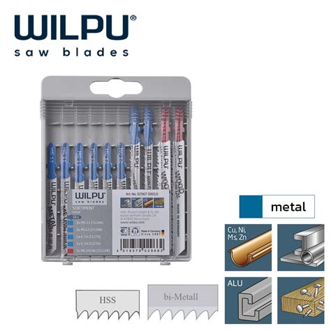 ชุดใบเลื่อยจิ๊กซอตัดเหล็ก Wilpu Assortment Metal ลดราคา Itoolmart
