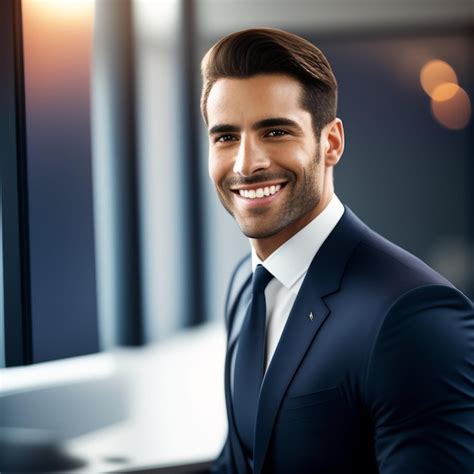 premium ai image a professional businessman generated ai