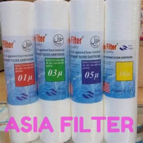 Jual Filter Air Nano 10 Inch Uk 01 03 05 10 Micron Sedimen Air