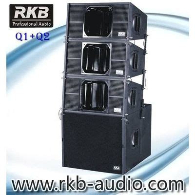 Dual 10 Inch Line Array Speaker Q1 Q2 RKB Guangzhou Hongxiang