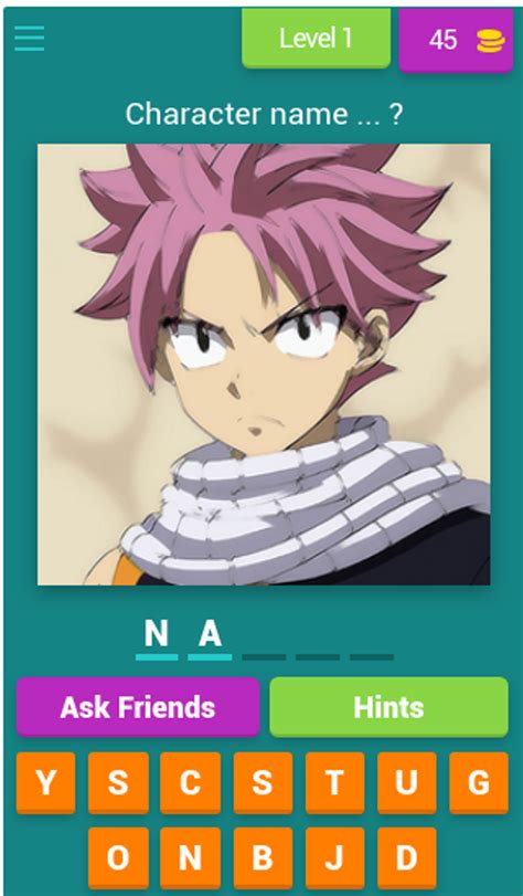 Android 용 Fairy Tail Quiz Apk 다운로드