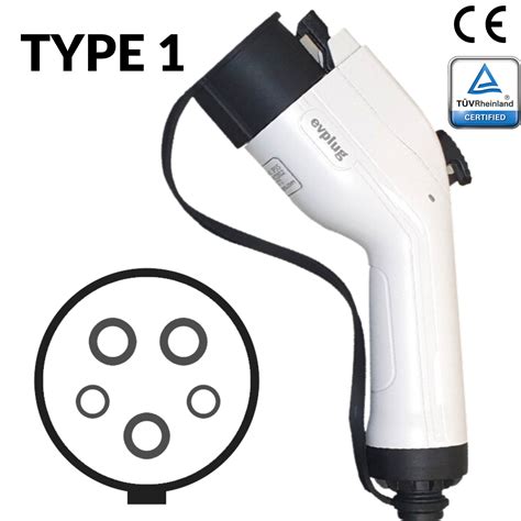 Evplug® Portable Ev Charger For Ev Phev Electric Car Timer Variable