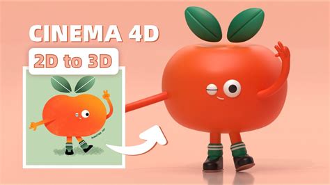Illustration To 3d Character Design｜cinema 4d Character Modeling