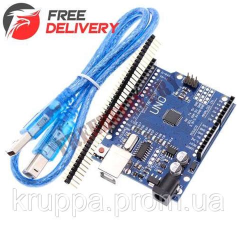 Купити Плата Arduino Uno R3 Atmega328p Au Usb Avr Usb кабель Kr ціна 36520 ₴ Promua Id