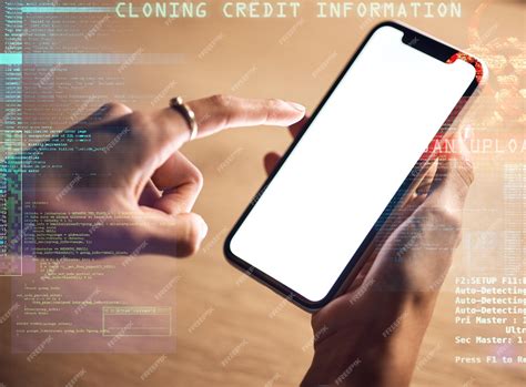 Premium Photo Woman Hands Or Phone Screen Of Hacking Information