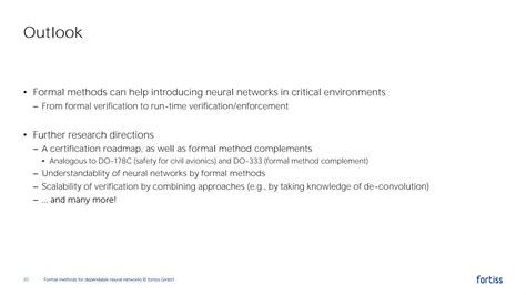Formal Methods For Dependable Neural Networks Ppt