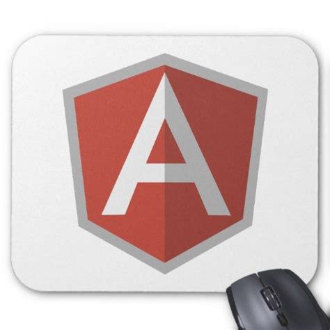 Angularjs Shield Logo Mouse Pad Zazzle Angular Js Angular Js
