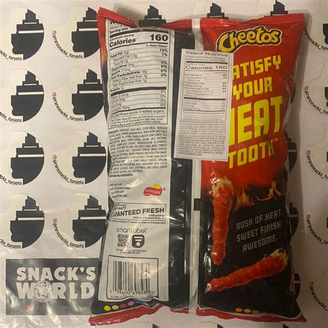Cheetos Flamin Hot Sweet Carolina Reaper Raresnackstoronto