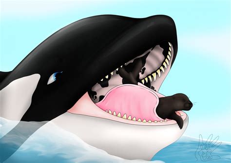 Orca Vore Fn Artwork Rothar As An Orca
