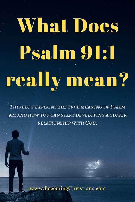 What Does Psalm 91 1 Really Mean Artofit