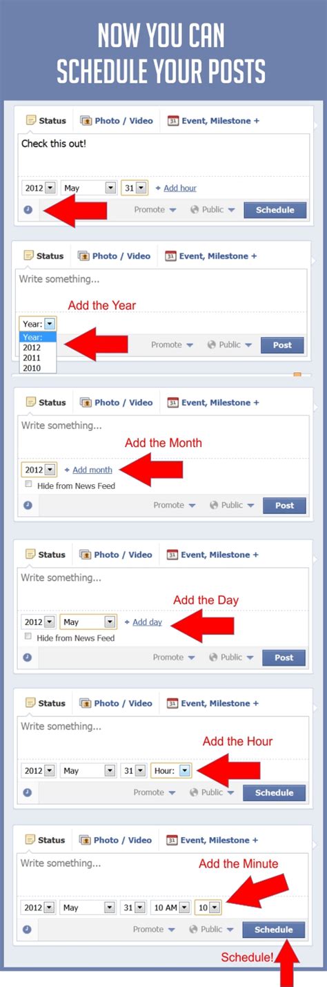 The Geekery How To Schedule Your Facebook Posts Right On Facebook