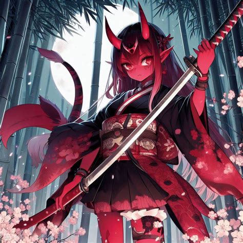 Oni Girl By Psevdokkz On Deviantart