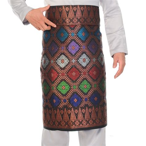 Sampin 3d Exclusive Black Copper Premium Tenun Sampin For Baju
