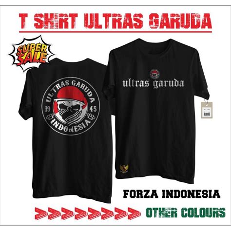 Ultras Garuda Indonesia National Team T Shirt Full Bonus Premium Cotton Shopee Malaysia