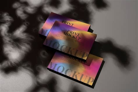 Premium Psd Gradient Branding Concept With Shadow