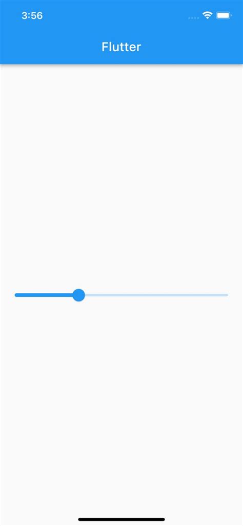 FlutterSliderの使い方スライダーを左右に移動させて数値を選択