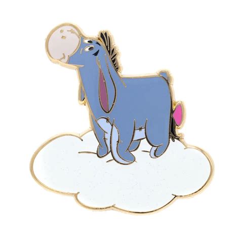 Pink A La Mode Palm Dream Time Series Eeyore Standing On Cloud Pin 77820