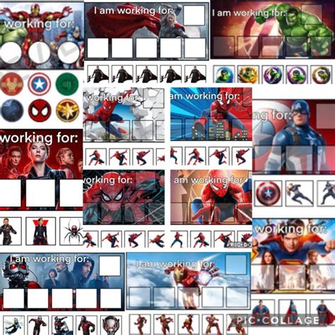 Avengers Superman Superhero Marvel Spider Man Token Boards Bundle