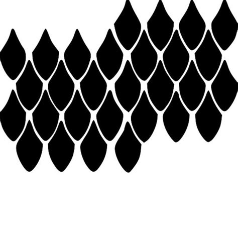 Dragon Scale Stencil Printable Printable Templates