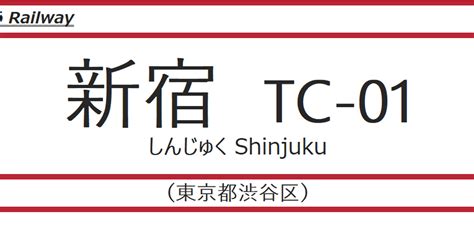 架空鉄道 大王鉄道 東京環状線 駅名標α 白幡耶律のイラスト Pixiv