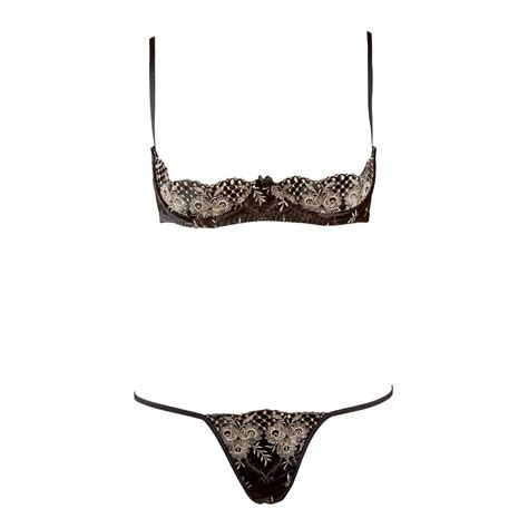 Womens Floral Sheer Lace Unlined Shelf Bra Balconette Mesh Panties Underwire Bras Set Amazon