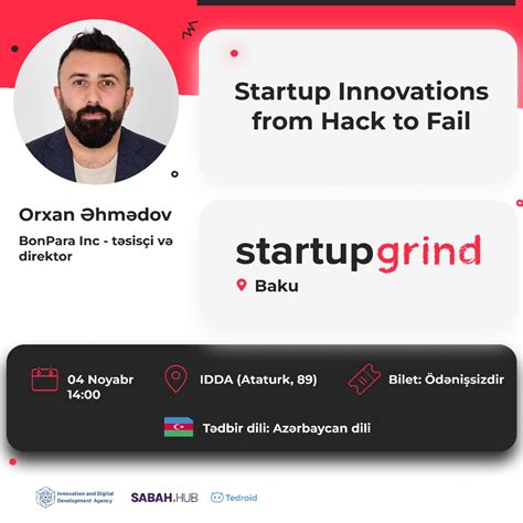 see startup innovations from hack to fail at startup grind baku
