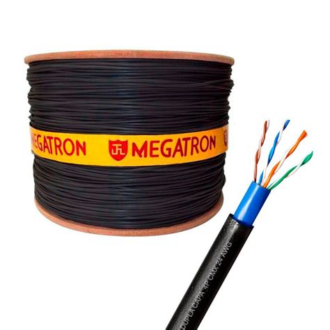 Cabo De Rede Lan Dupla Capa Cat5e Externo 305 Mts Megatron Homologado