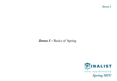 spring mvc introduction hva ppt