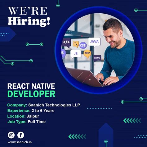 Saanich Technologies Llp On Linkedin Reactnative Developers