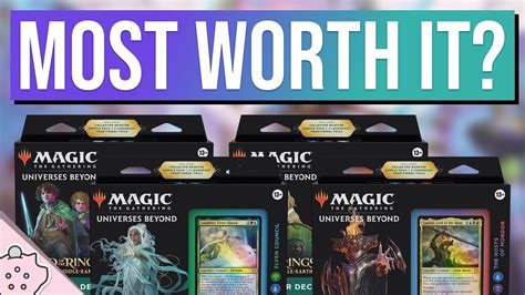 Which Precons Are Best To Buy Value Of Lord Of The Rings Precons Most Worth It Mtg Youtube