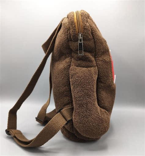 Official Vintage Nhk Tyo Domo Kun Plush Backpack 16” Gem