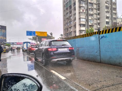 Heavy Rain Lashes Mumbai Waterlogging Reported In Many Parts Traffic