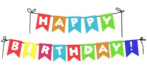Happy Birthday Banner Vector Art Icons And Graphics For Free Download