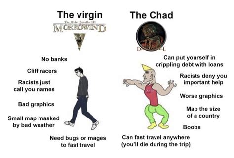 Everyone Talks About Morrowind Vs Skyrim Yall Ignoring The Real
