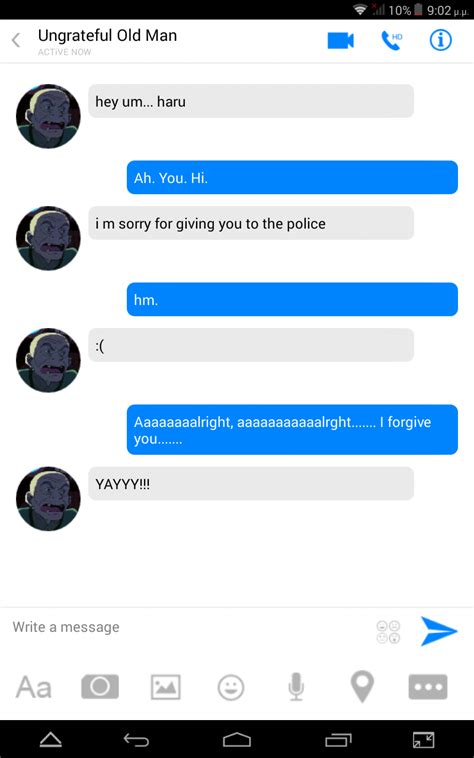 Haru`s Chat By Famouspizza On Deviantart