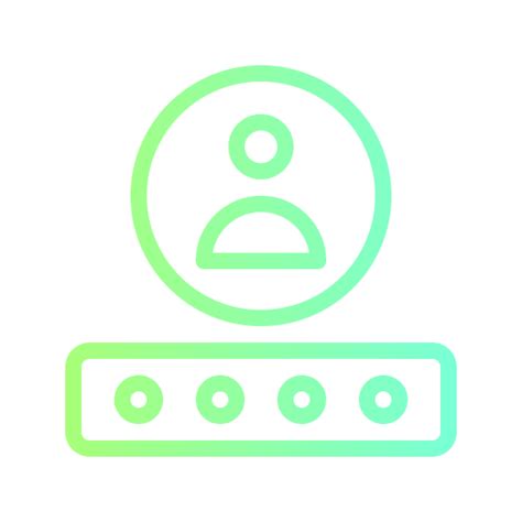 Password Generic Gradient Icon