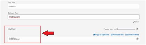 Stacked Text Generator