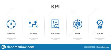 Indicator Strategy Evaluation System Stock Vector Illustration Of