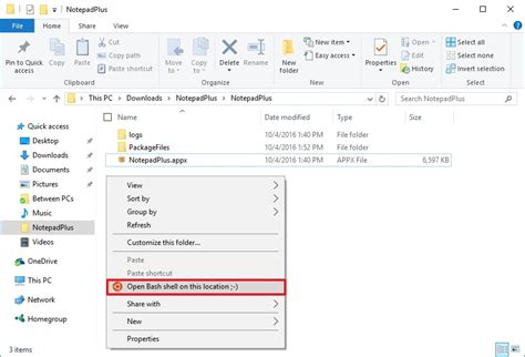 How To Launch Bash Shell From Right Click Context Menu On Windows 10 Windows Central