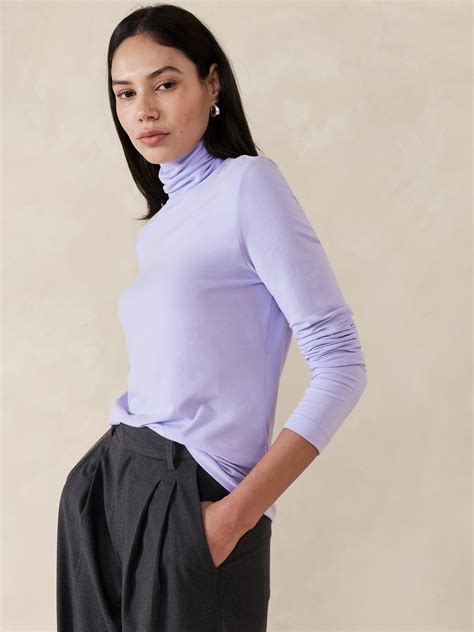 Timeless Turtleneck Shirt Banana Republic Factory