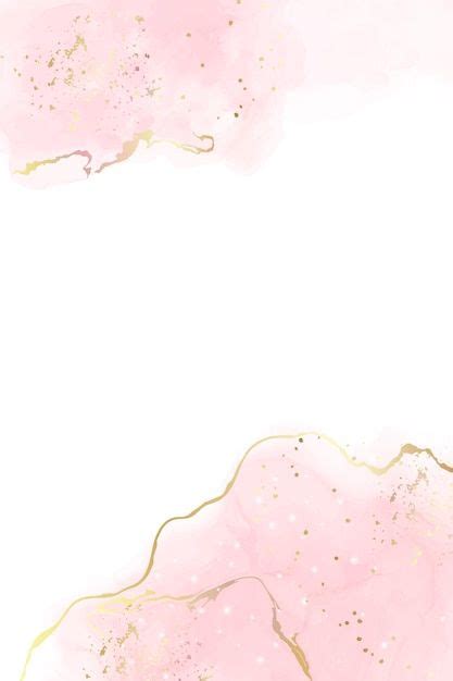 Fondo De Acuarela Líquida Rosa Rosa Con Premium Vector