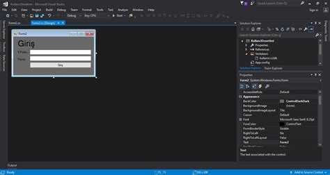 C Projeyi Farkl Bir Formdan Ba Latmak Sqlite Ile Kullan C Giri